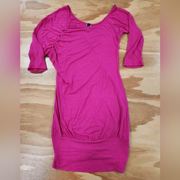 Windsor | Dresses | Barbiecore Bodycon Pink Dress | Poshmark